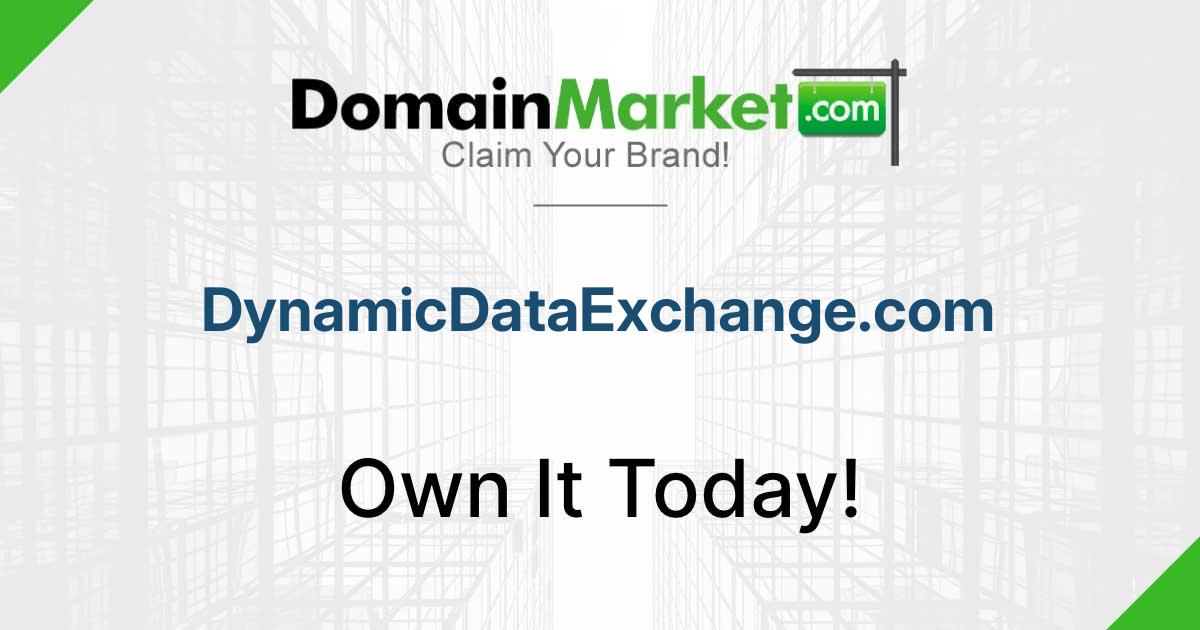 DynamicDataExchange.com - Technology Domains for Sale - Buy Premium ...