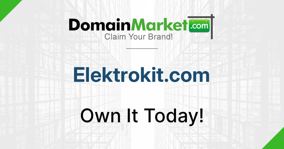 Elektrokit.com - Technology Domains for Sale - Buy Premium Tech ...