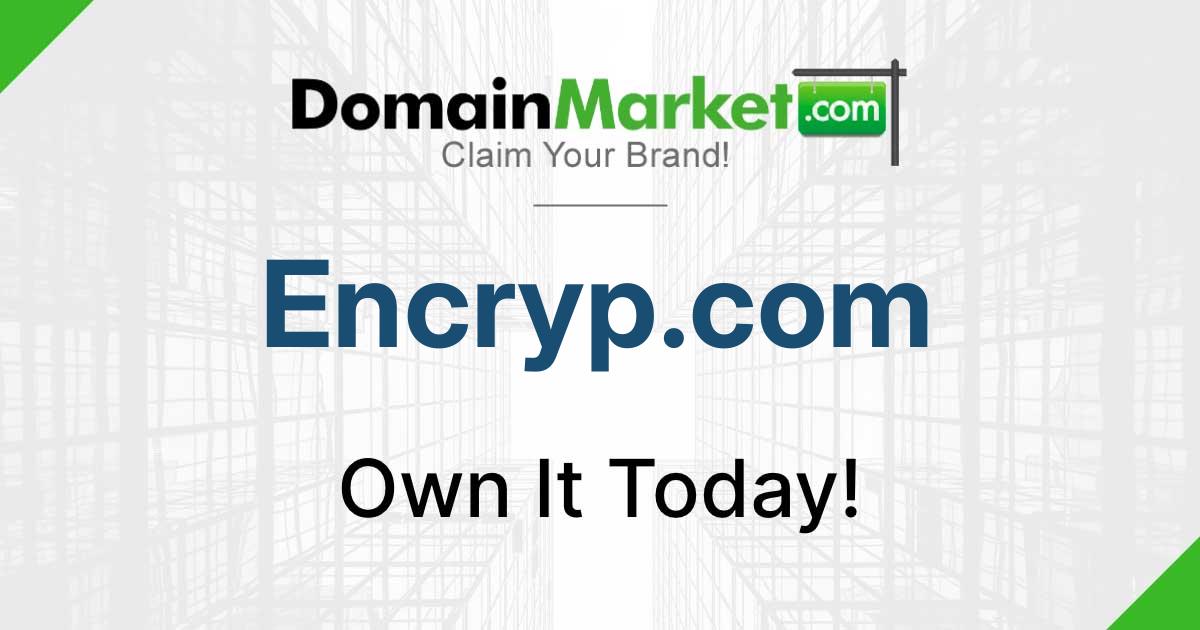 Encryp.com - Technology Domains for Sale - Buy Premium Tech ...