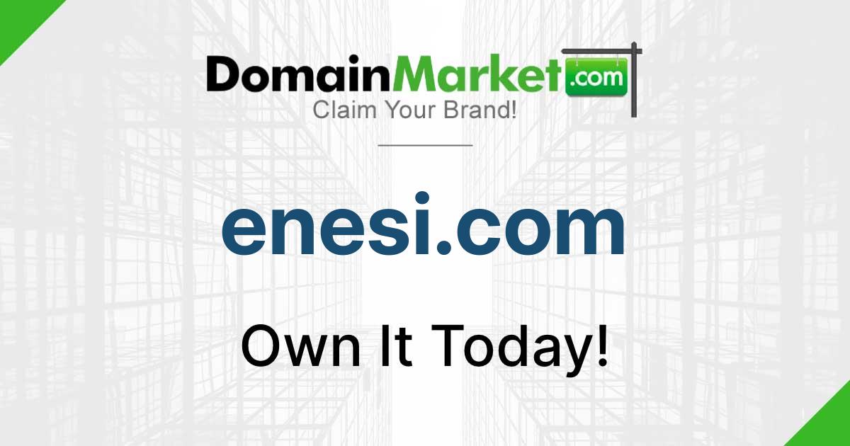 enesi.com - Business Domains for Sale - Buy Premium Corporate Domain ...