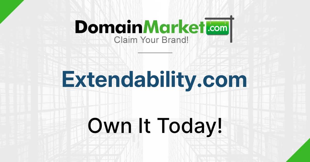 Extendability.com - Premium Domain for Sale. Call 888-694-6735.
