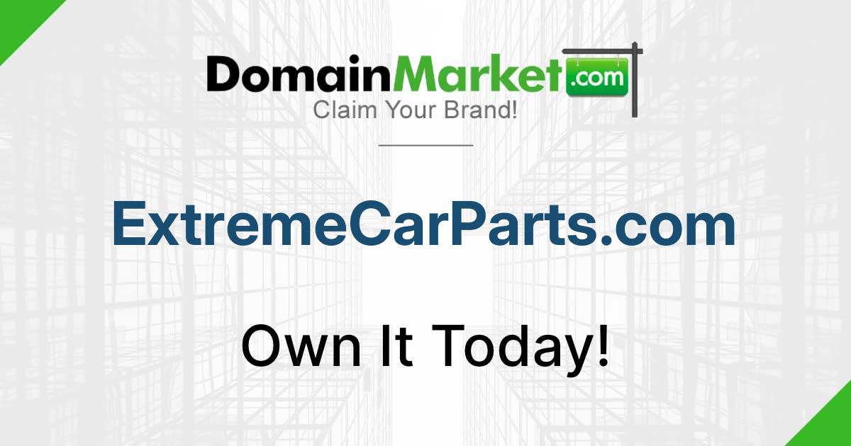 ExtremeCarParts.com - Automotive Domains for Sale - Buy Premium Car ...