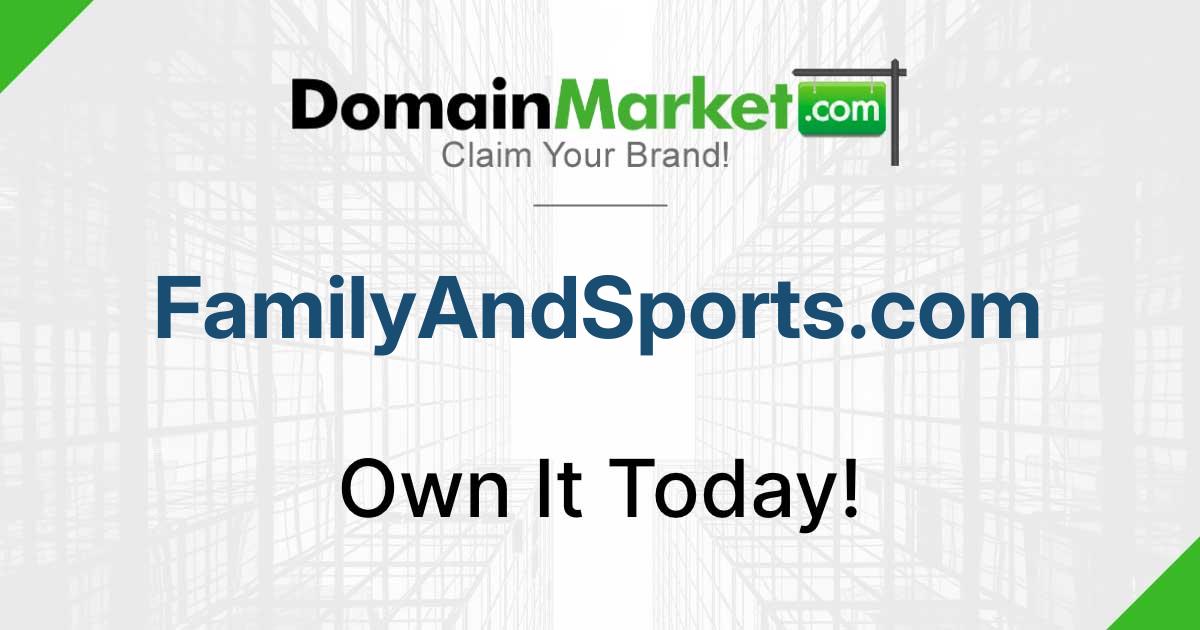 FamilyAndSports.com - Sports Domains for Sale - Buy Premium Athletics ...