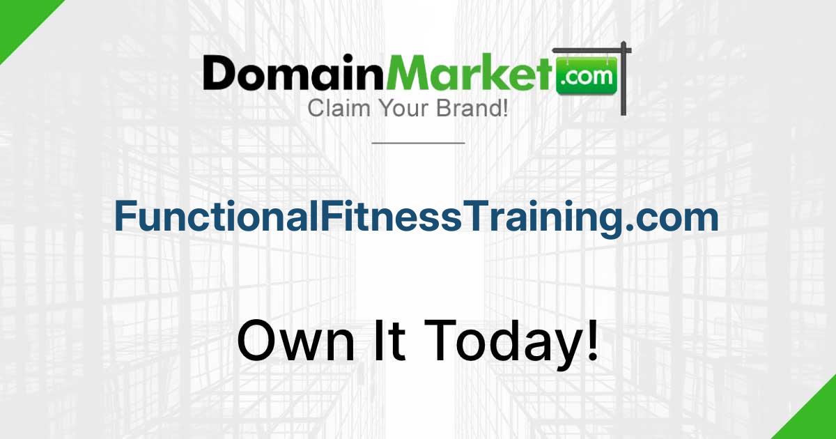 FunctionalFitnessTraining.com - Fitness Domains for Sale - Buy Premium ...