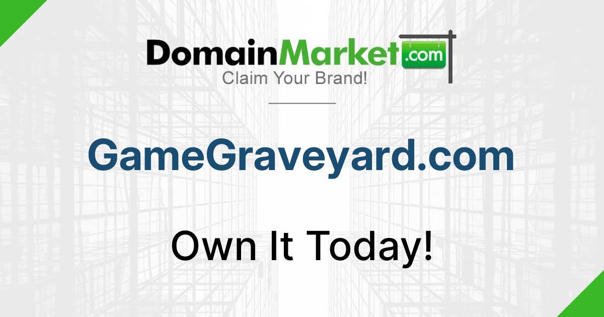 GameGraveyard.com - Gaming Domains for Sale - Buy Premium Video Game ...
