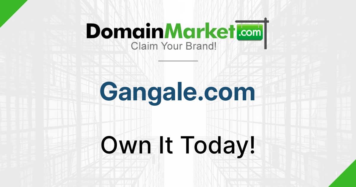 Gangale.com - Personal Domains for Sale - Buy Premium Individual ...