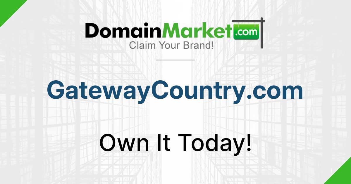 GatewayCountry.com - Technology Domains for Sale - Buy Premium Tech ...