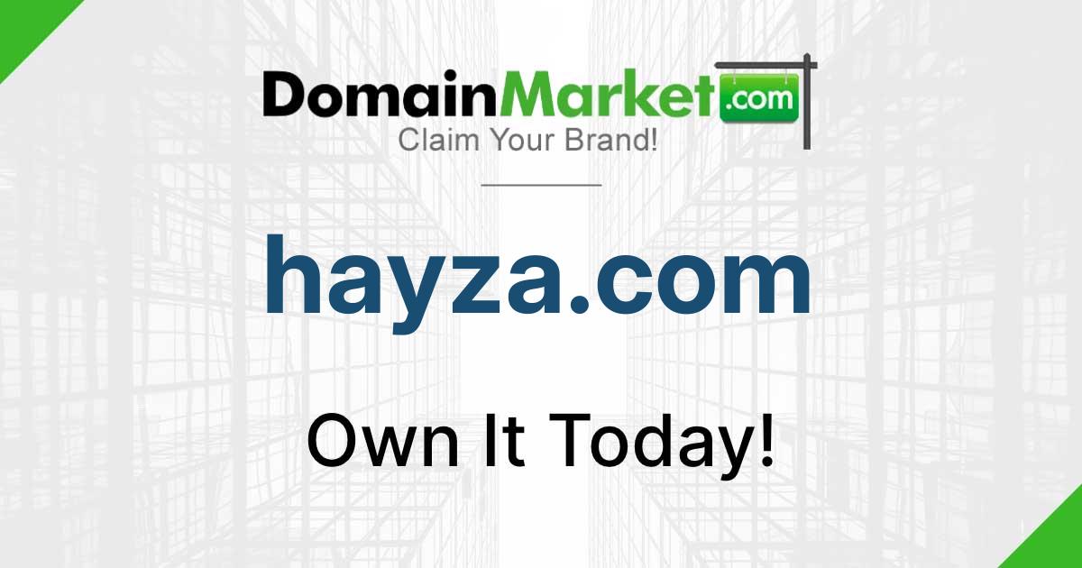 hayza.com - Personal Domains for Sale - Buy Premium Individual ...