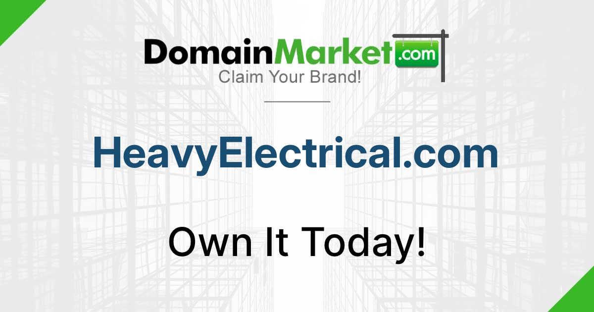 HeavyElectrical.com - Industrial Domains for Sale - Buy Premium ...