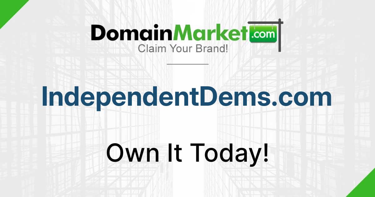 IndependentDems.com - Politics Domains for Sale - Buy Premium ...