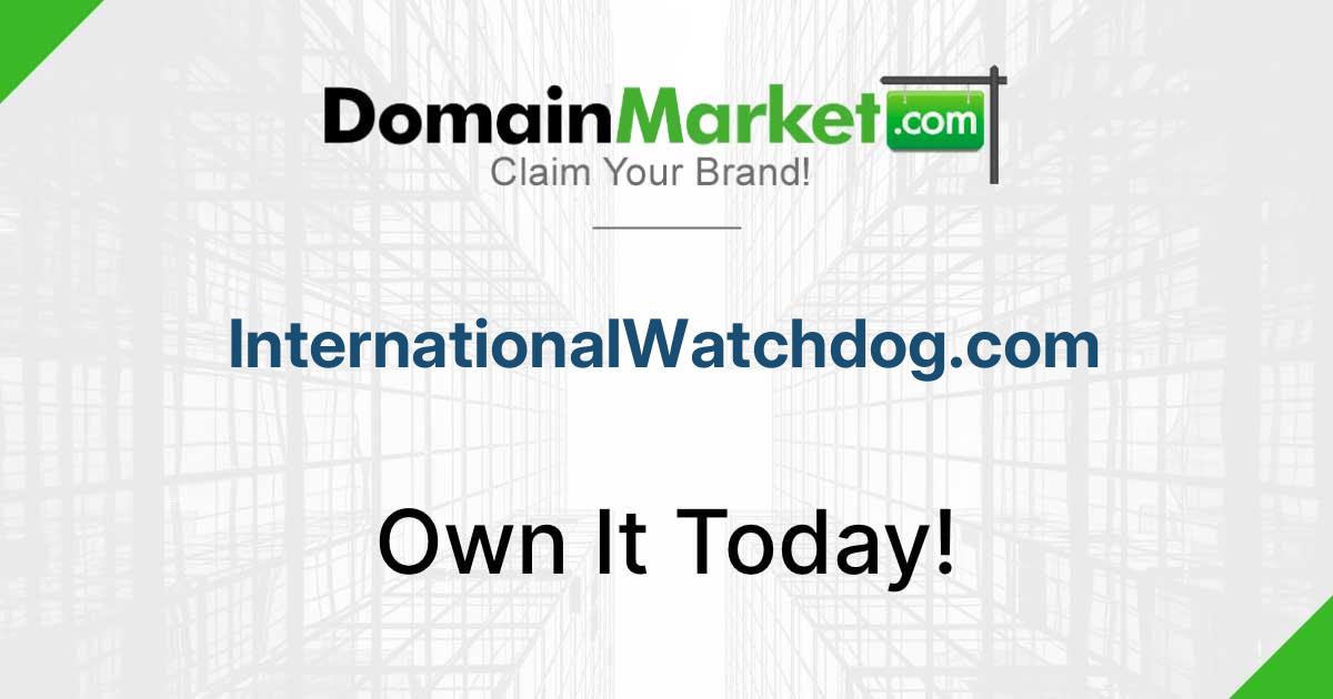 InternationalWatchdog.com - Security Domains for Sale - Buy Premium ...