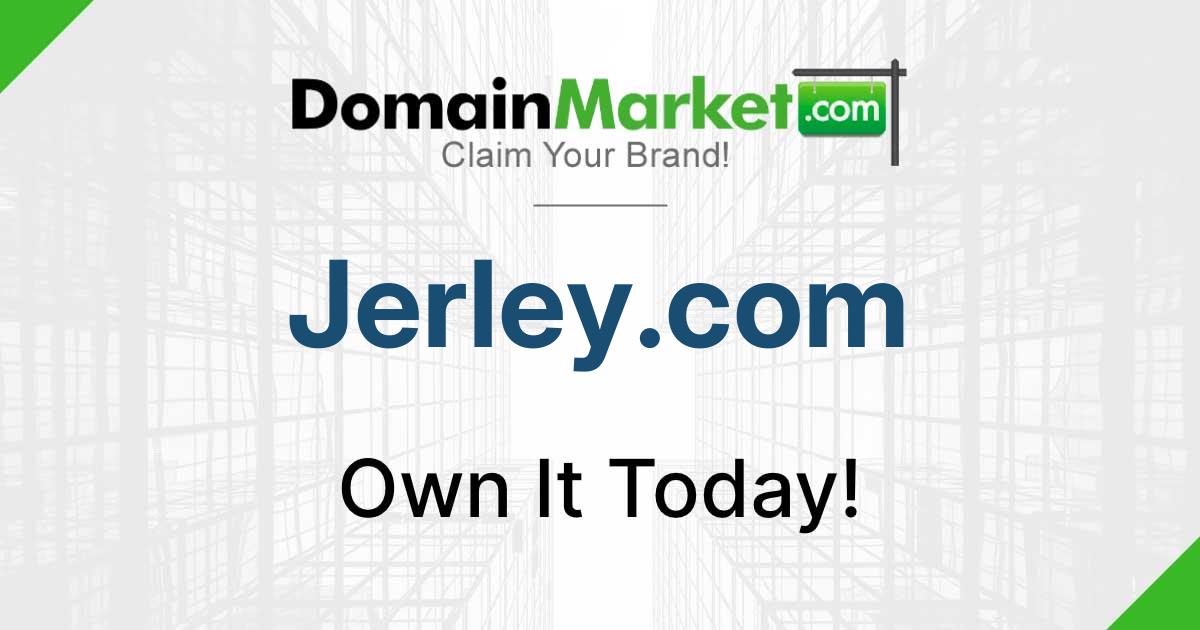 Jerley.com - Miscellaneous Domains for Sale - Buy Premium Diverse ...