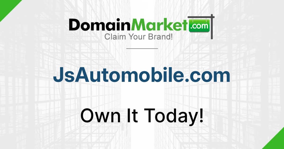 JsAutomobile.com - Automotive Domains for Sale - Buy Premium Car ...
