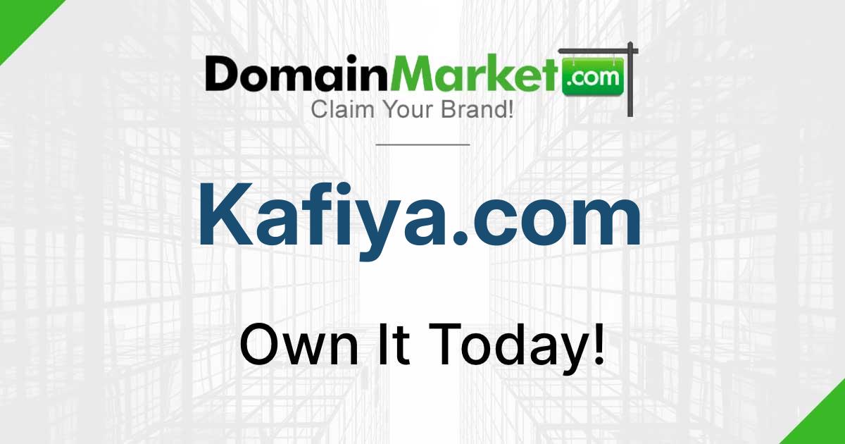 Kafiya.com - Miscellaneous Domains for Sale - Buy Premium Diverse ...