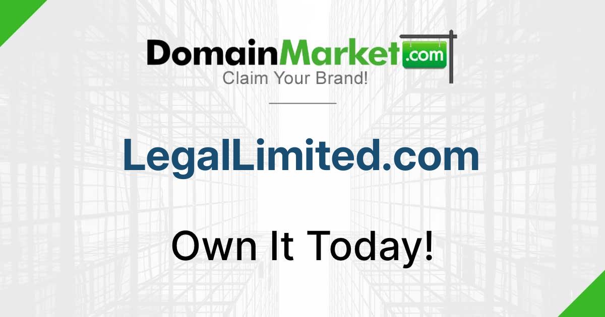 LegalLimited.com - Legal Domains for Sale - Buy Premium Law & Attorney ...