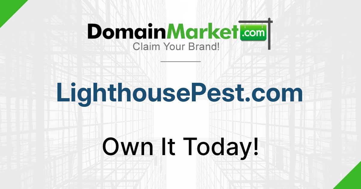 LighthousePest.com - Service Domains for Sale - Buy Premium Business ...