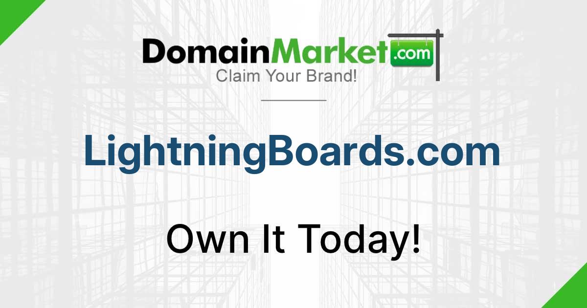 LightningBoards.com - Sports Domains for Sale - Buy Premium Athletics ...