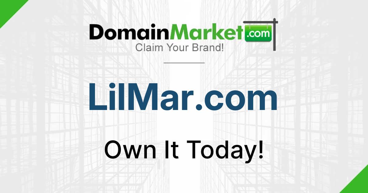 LilMar.com - Personal Domains for Sale - Buy Premium Individual ...