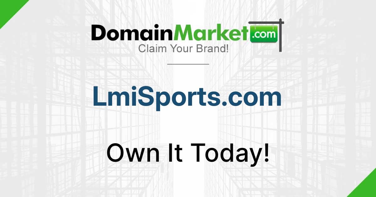 LmiSports.com - Sports Domains for Sale - Buy Premium Athletics ...