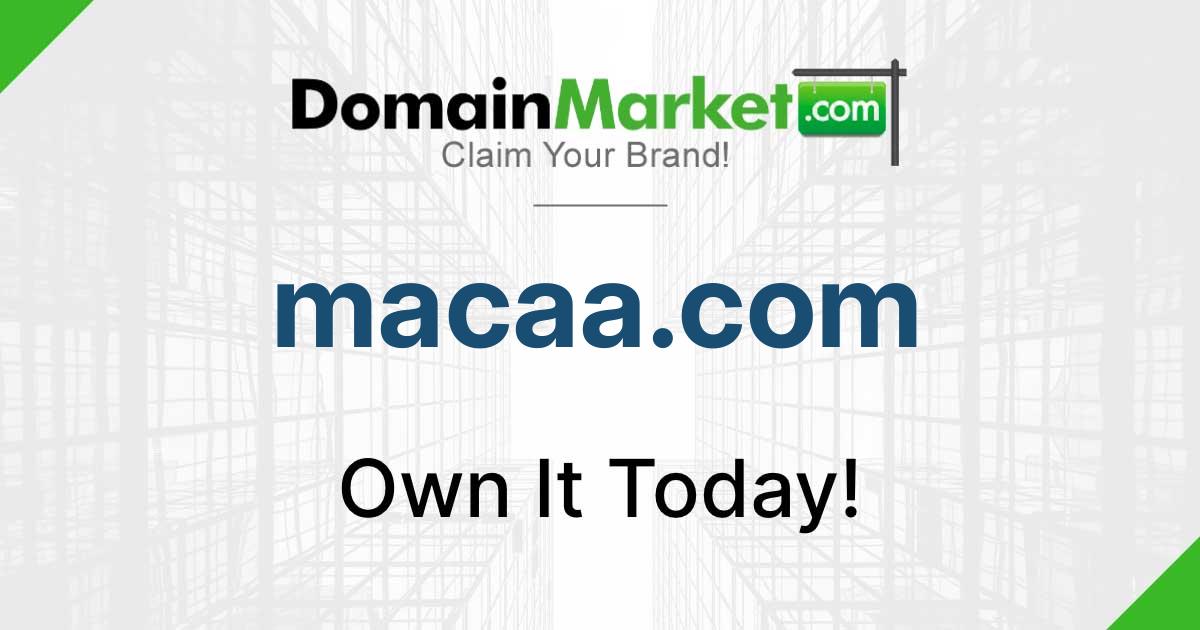 macaa.com - Organization Domains for Sale - Buy Premium Business ...