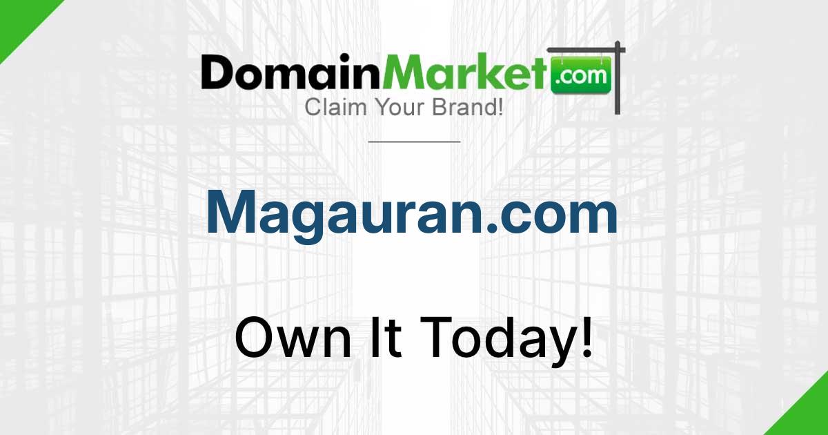 Magauran.com - Personal Domains for Sale - Buy Premium Individual ...