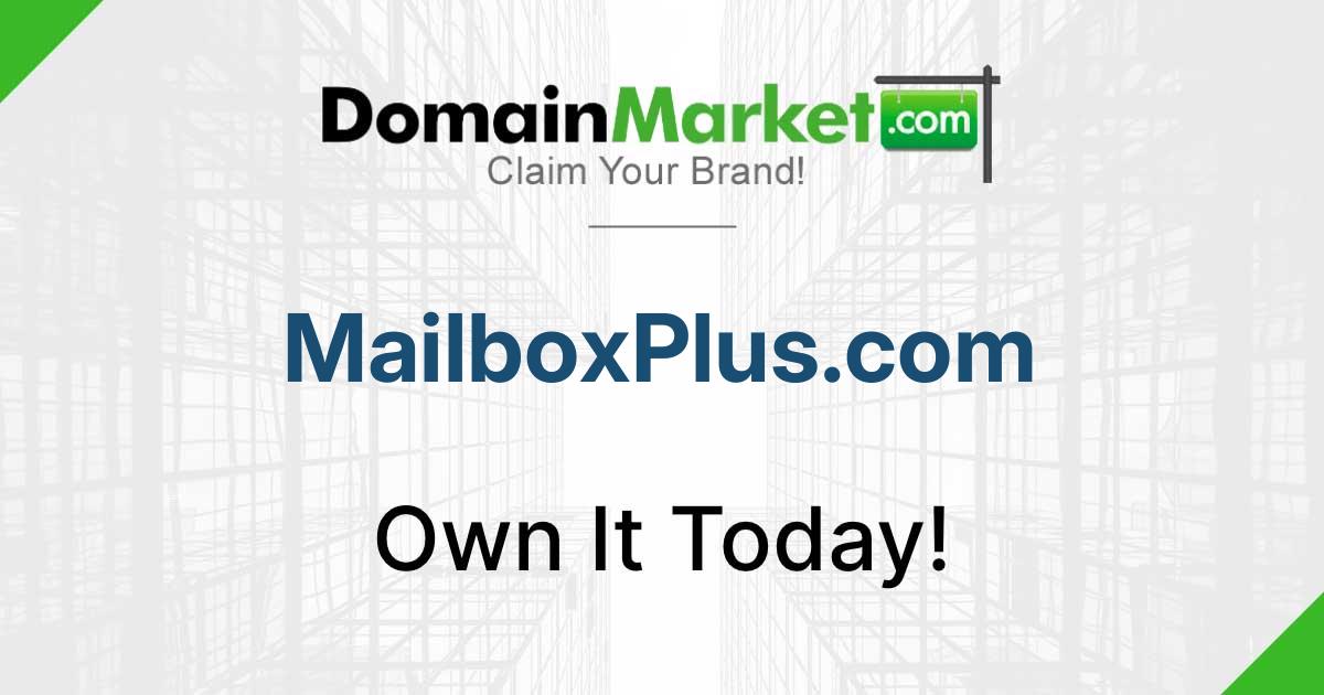 MailboxPlus.com - Service Domains for Sale - Buy Premium Business ...