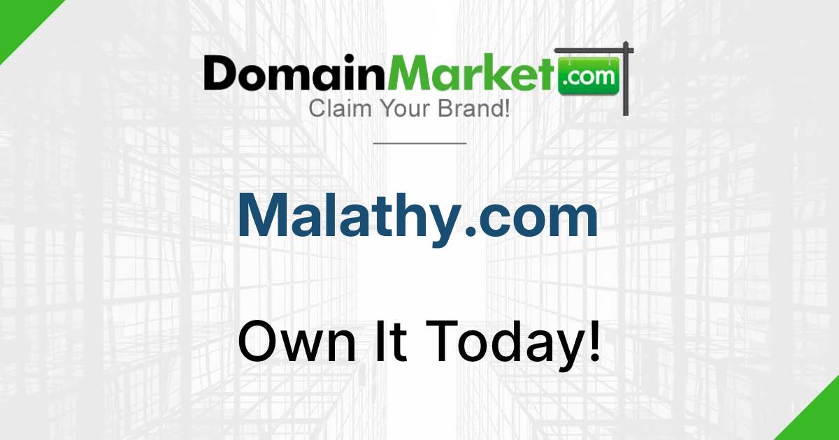 Malathy.com - Premium Domain for Sale. Call 888-694-6735.