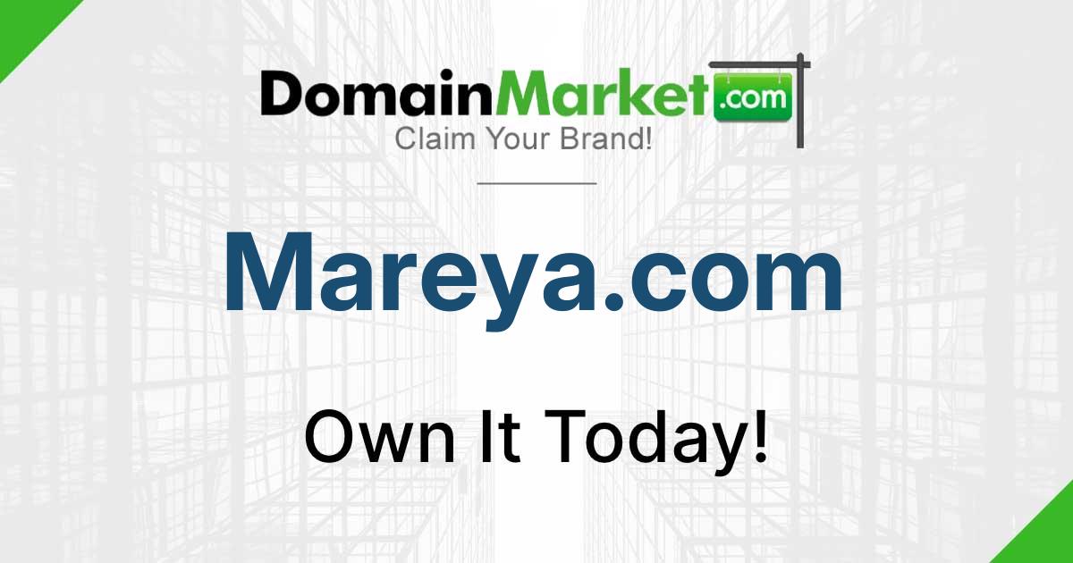 Mareya.com - Miscellaneous Domains for Sale - Buy Premium Diverse ...