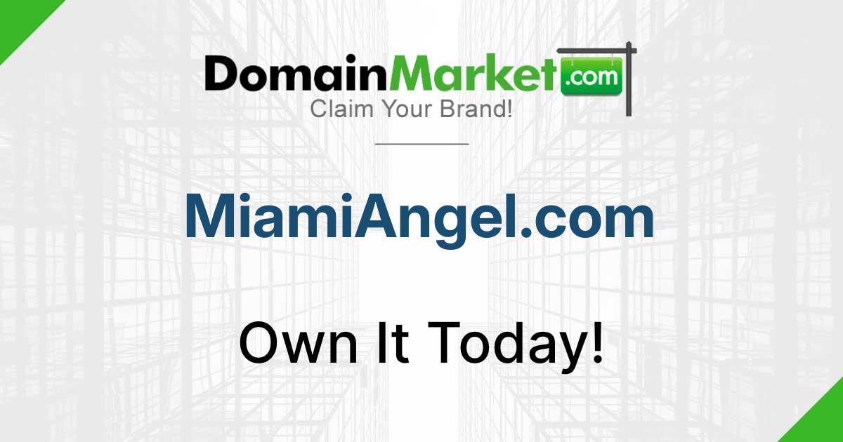 MiamiAngel.com - Local Domains for Sale - Buy Premium Community ...