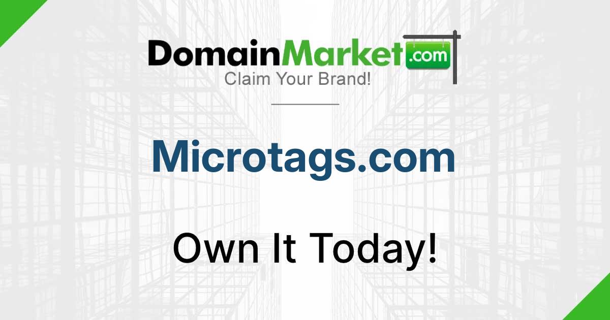 Microtags.com - Technology Domains for Sale - Buy Premium Tech ...