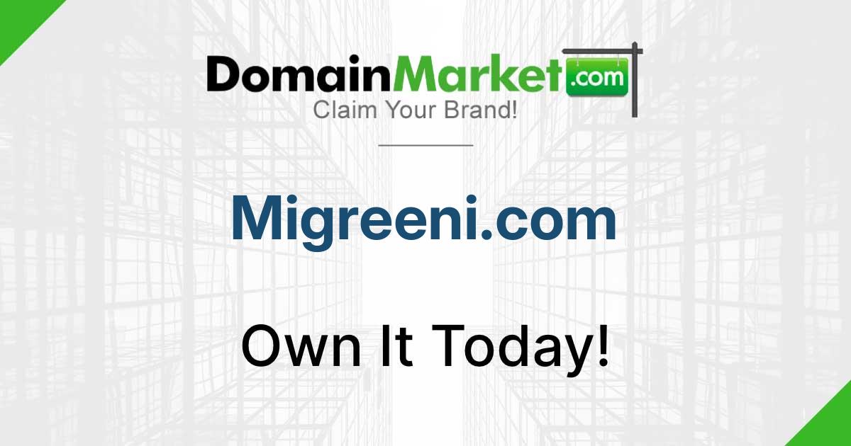 Migreeni.com - Health Domains for Sale - Buy Premium Healthcare Domain ...