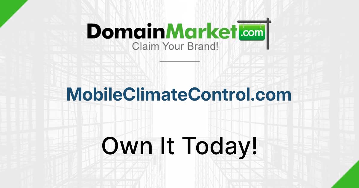 MobileClimateControl.com - Automotive Domains for Sale - Buy Premium ...