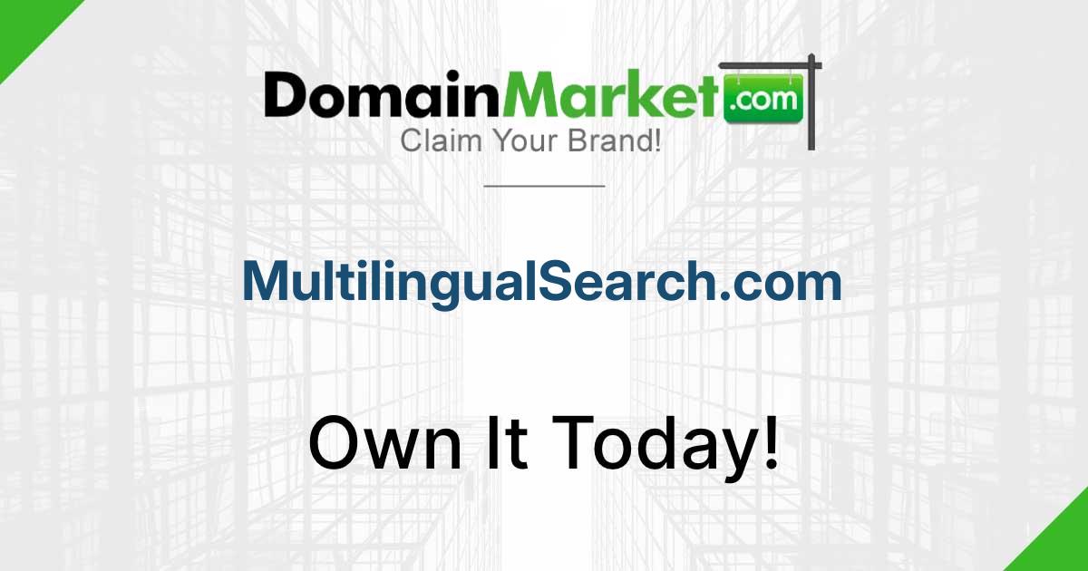 MultilingualSearch.com - Technology Domains for Sale - Buy Premium Tech ...