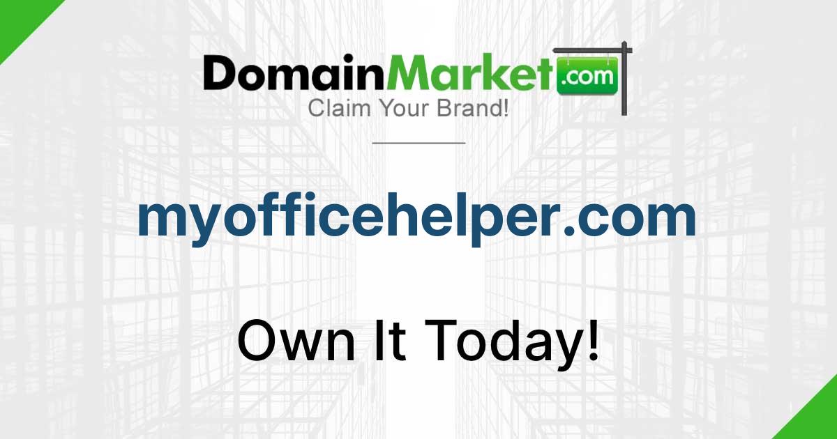 myofficehelper.com - Business Domains for Sale - Buy Premium Corporate ...