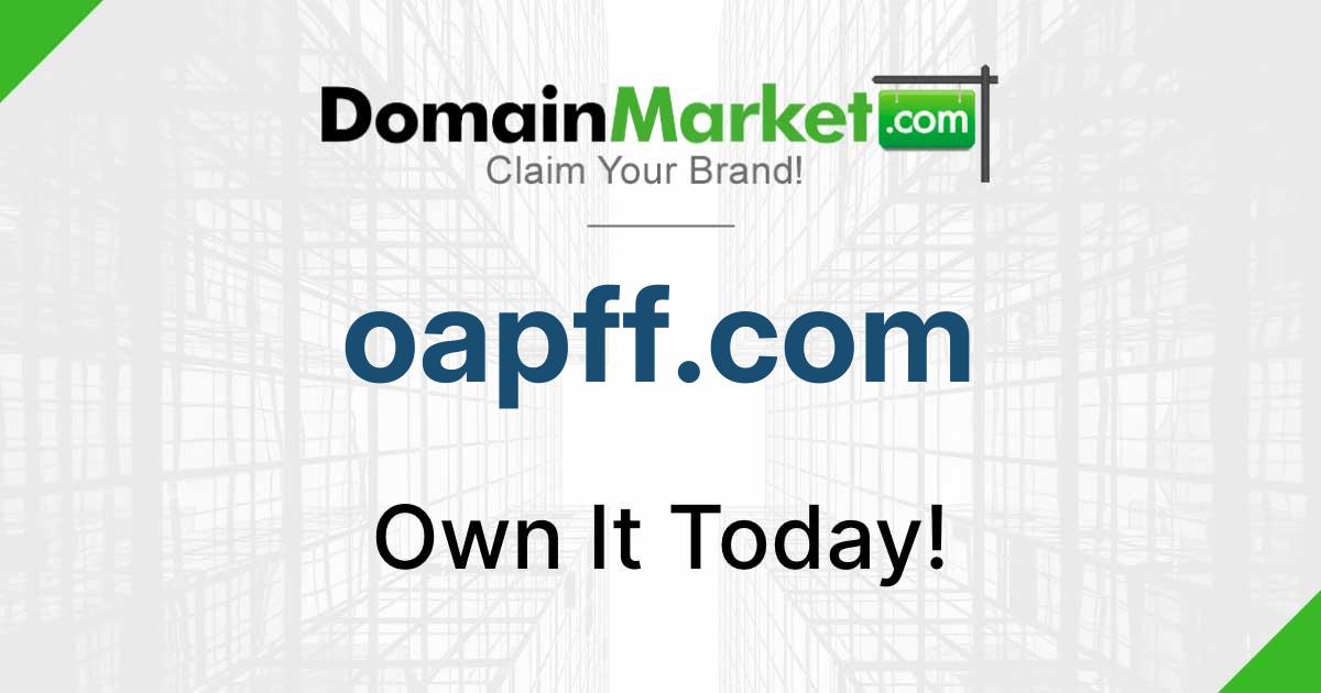oapff.com - Organization Domains for Sale - Buy Premium Business ...