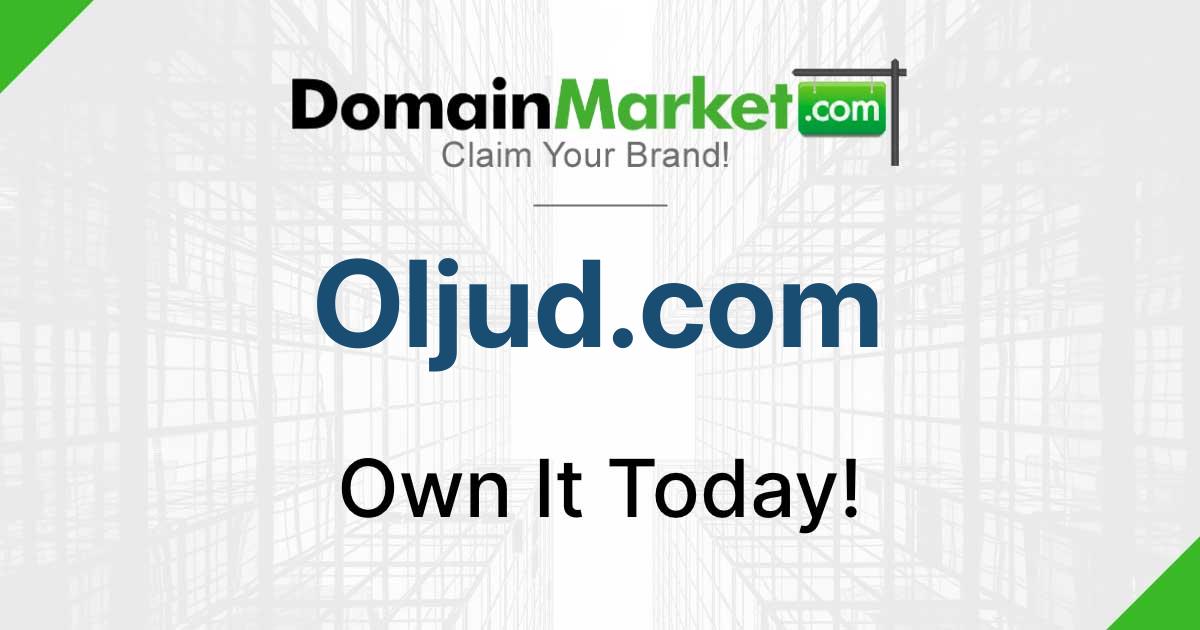 Oljud.com - Technology Domains for Sale - Buy Premium Tech & Innovation ...
