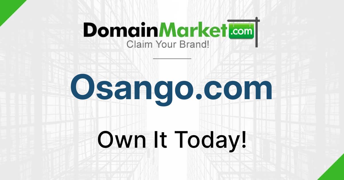 Osango.com - Brand Domains for Sale - Buy Premium Business Domain Names ...