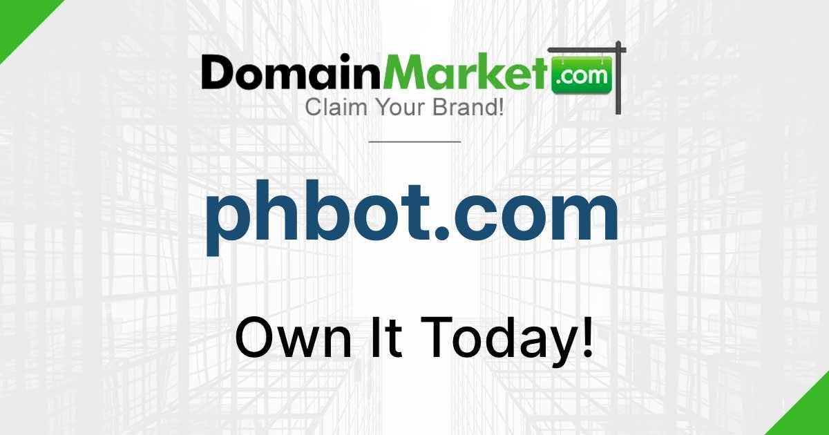 phbot.com - Technology Domains for Sale - Buy Premium Tech & Innovation ...