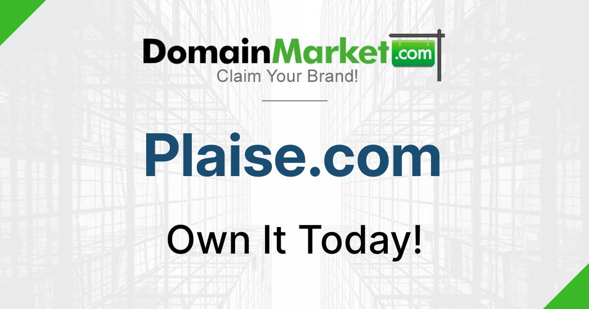 Plaise.com - Miscellaneous Domains for Sale - Buy Premium Diverse ...