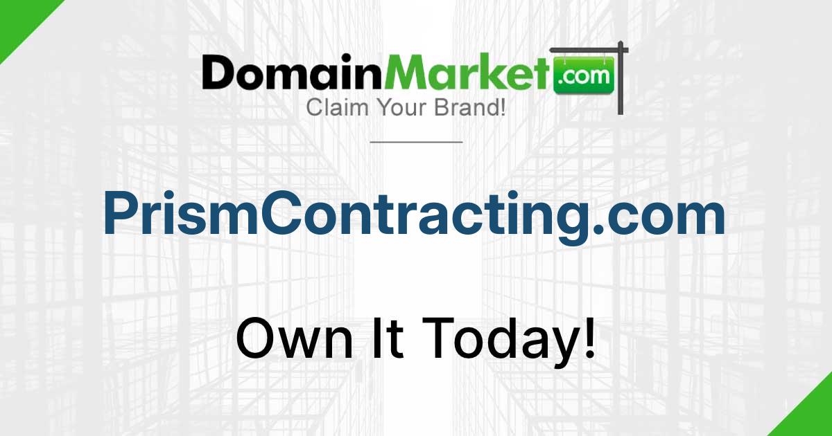 PrismContracting.com - Construction Domains for Sale - Buy Premium ...