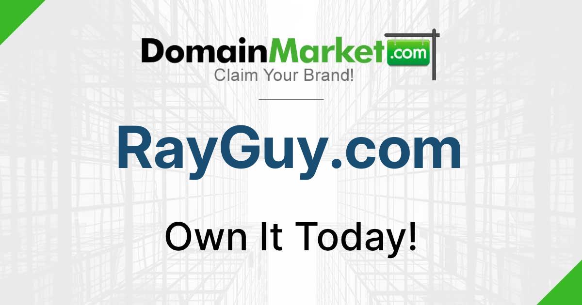 RayGuy.com - Personal Domains for Sale - Buy Premium Individual ...