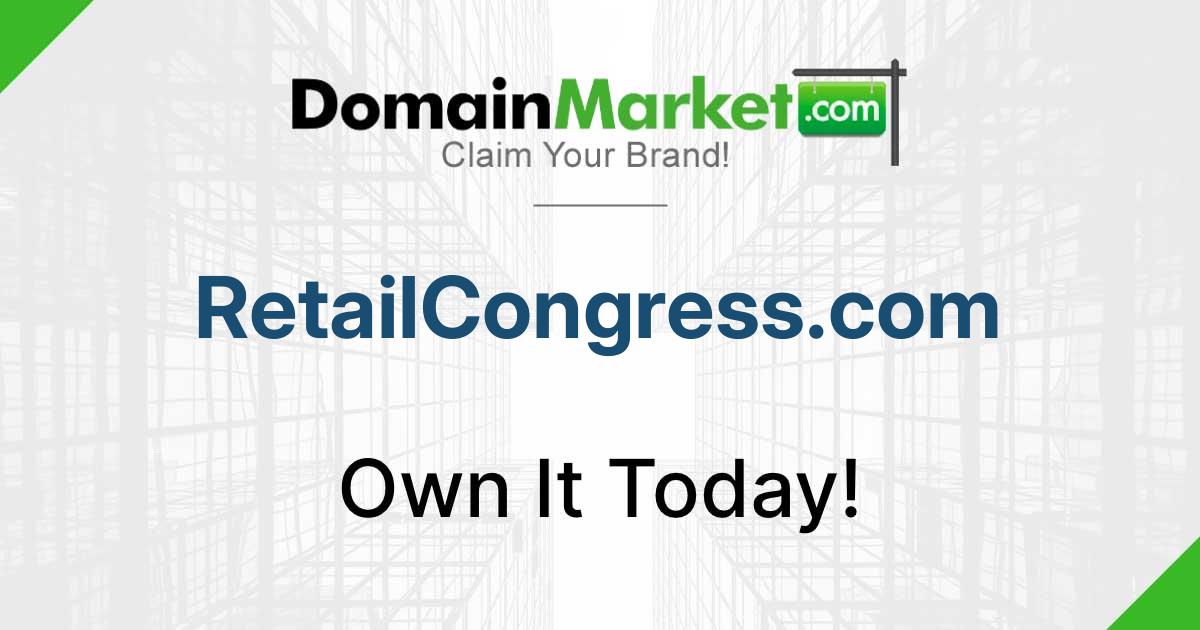 RetailCongress.com - Retail Domains for Sale - Buy Premium Shopping ...
