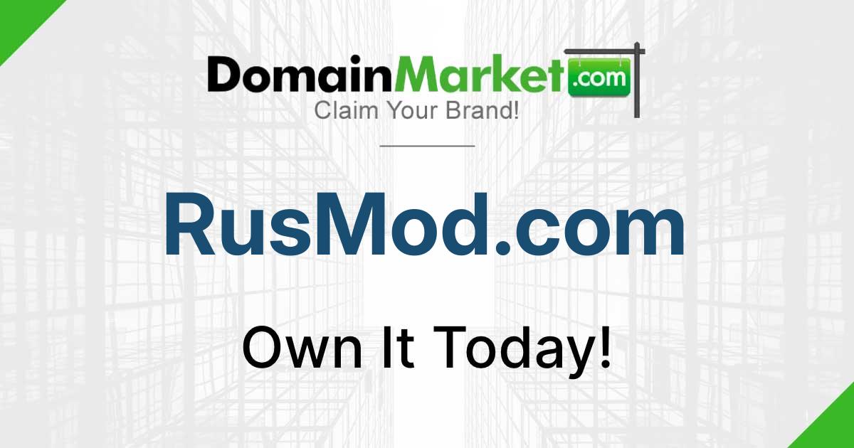 RusMod.com - Technology Domains for Sale - Buy Premium Tech ...