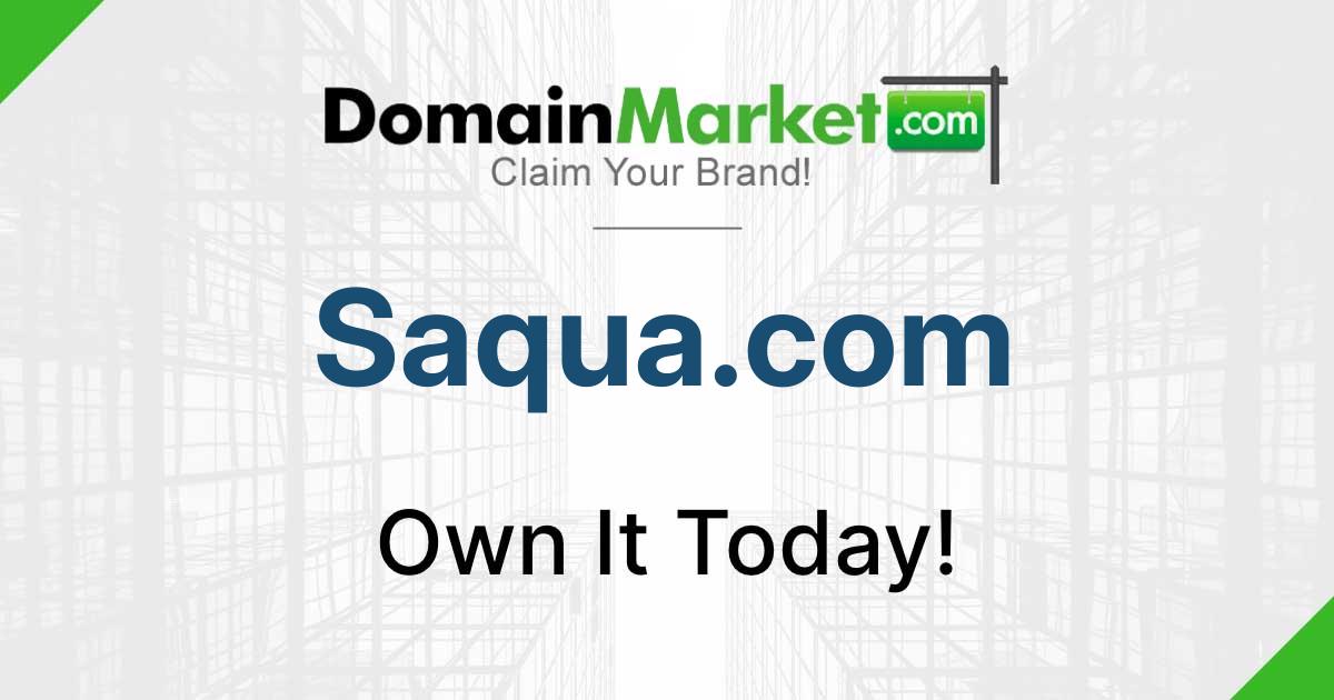 Saqua.com - General Domains for Sale - Buy Premium Multi-Purpose Domain ...