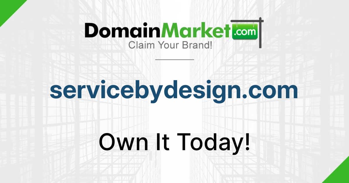servicebydesign.com - Premium Domain for Sale. Call 888-694-6735.