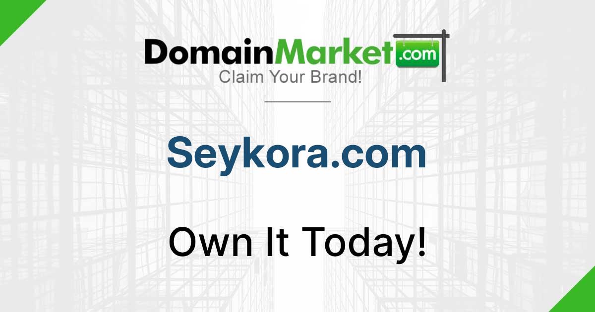 Seykora.com - Personal Domains for Sale - Buy Premium Individual ...