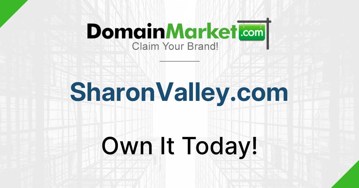 SharonValley.com - Geographic Domains for Sale - Buy Premium Location ...