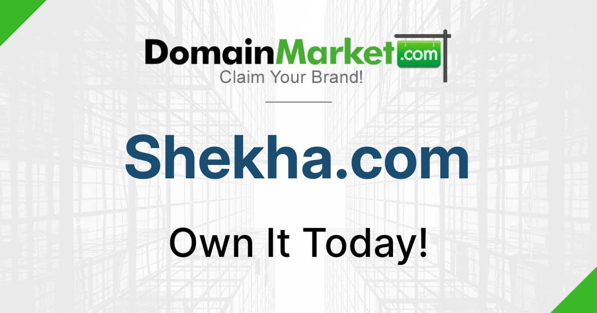Shekha.com - Personal Domains for Sale - Buy Premium Individual ...