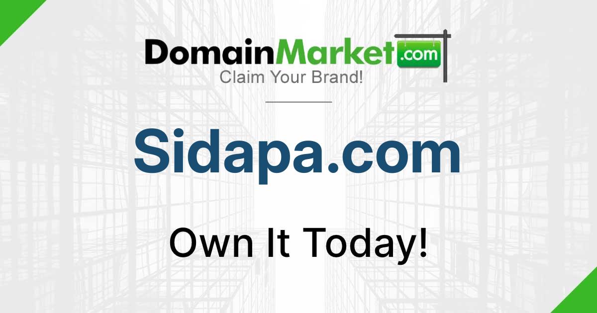 Sidapa.com - Business Domains for Sale - Buy Premium Corporate Domain ...