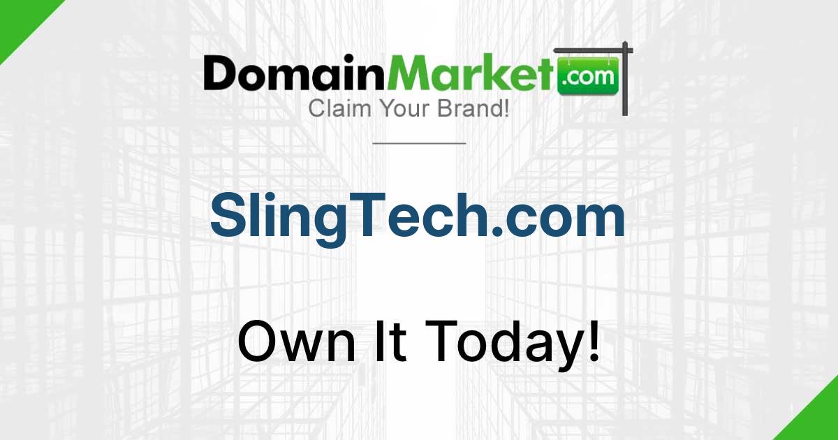 SlingTech.com - Technology Domains for Sale - Buy Premium Tech ...